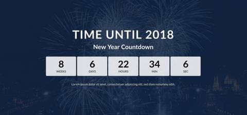 Campaign - New Year Countdown Banner — 3WEB